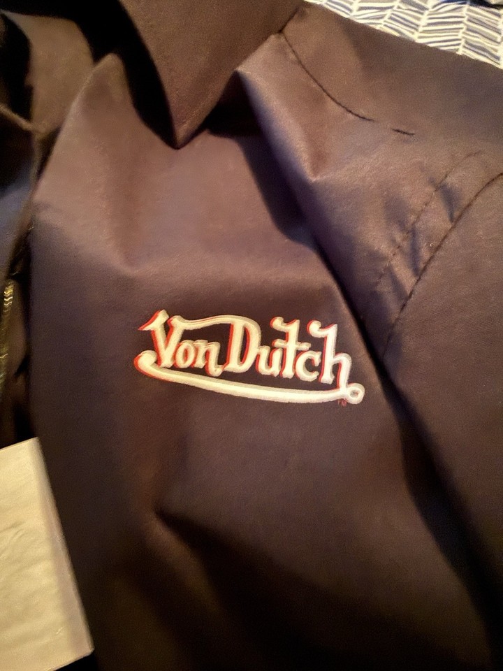 Von Dutch Originals Men’s Solid Black Shirt With Graphics Size M | eBay UK