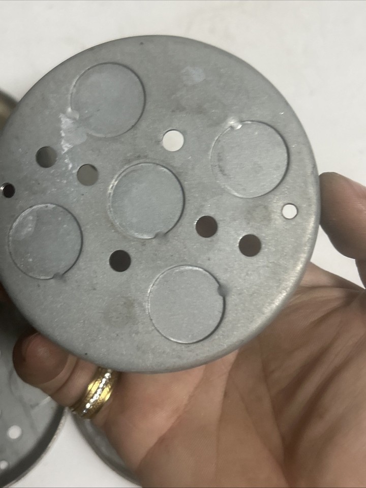 RACO 8293 4-inch Round Ceiling Pan Electrical Box known pancakeLOT OF 4 ...