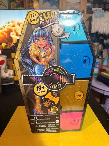 MONSTER HIGH SKULLTIMATE SECRETS CLEO DENILE DOLL with CREEPERIFIC ...