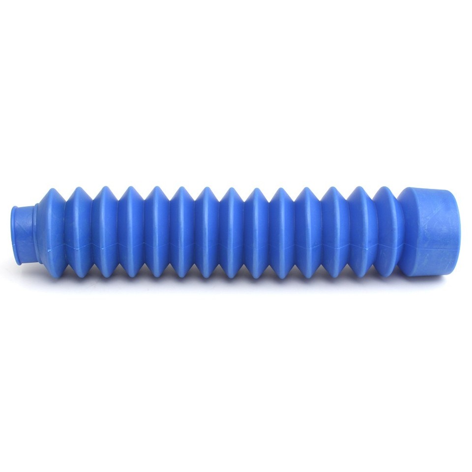 1 Pair Blue Rubber Front Fits Fork Dust Cover Boots Shock Absorber ...