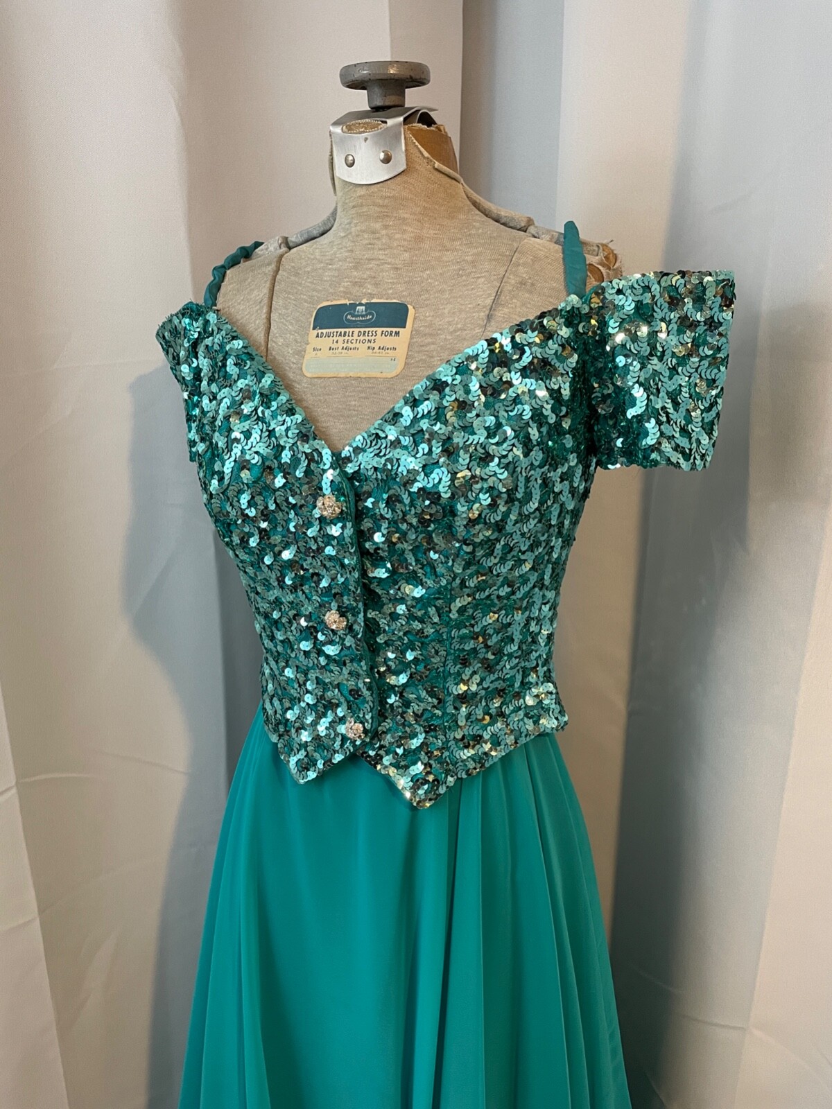 80s Princess Ariel Little Mermaid style Formal Gown P… - Gem