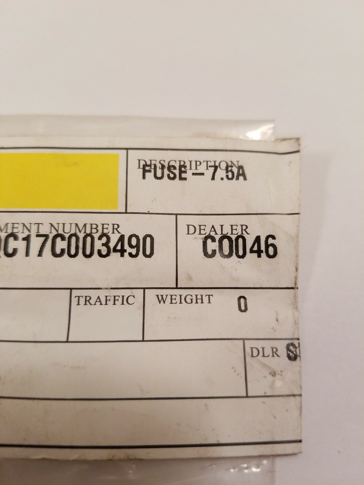 Hyundai Entourage 2006-2008 - FUSE-7.5A - QTY: 2 - Hyundai Part No ...