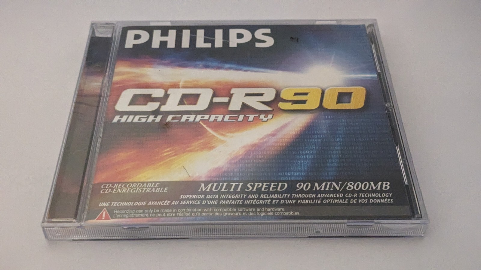 Philips CD-R90 - High Capacity Blank CDR DATA Disc 90min / 800mb - NEW ...