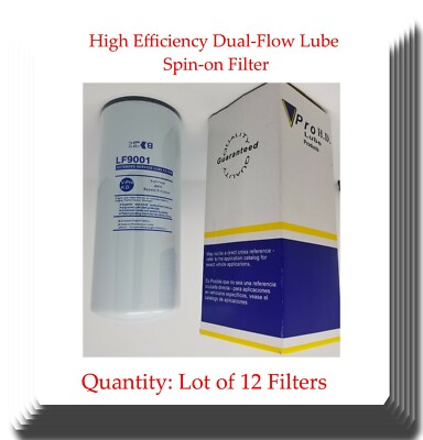 Lot of 12 V-PRO LF9001HD Dual-Flow Lube Spin-on Filter Replaces ...