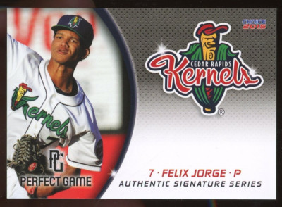 2015 Choice Cedar Rapids Kernels FELIX JORGE RC TWINS DOMINICAN ...