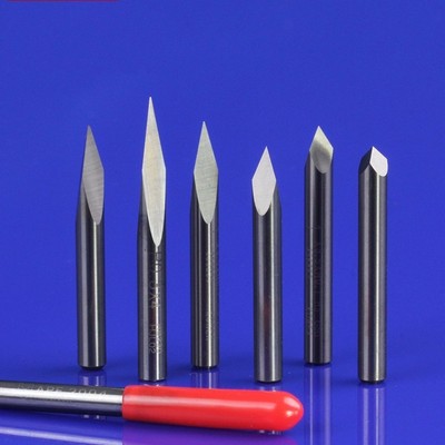 4mm Triangular Straight Engraving Cutter CNC Router Bits Jade/Wood ...