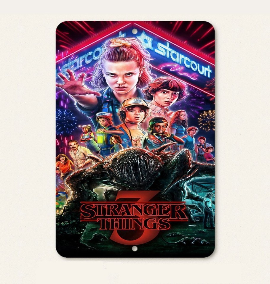 Stranger Things 3 Inspired Eleven Hawkins Sign 8x12 Aluminum | eBay