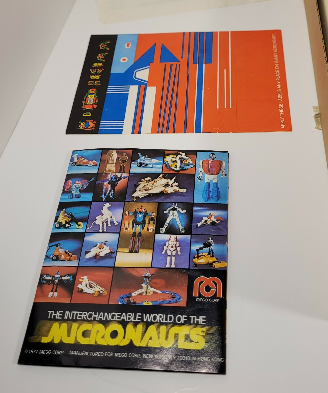 Vintage 1977 Mego Micronauts Giant Acroyear figure set 99% Complete w ...