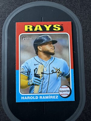 Harold Ramirez 2024 Topps Heritage #72 SP Short Print Rays | eBay