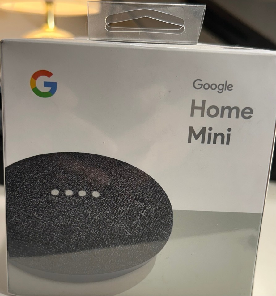 Google Home Mini First Gen - Charcoal - Brand New in Sealed Box ...