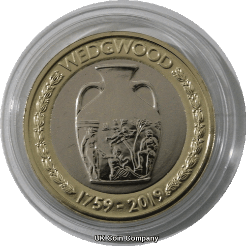 2019 Wedgwood £2 Two Pounds Coin Brilliant Uncirculated By The Royal ...
