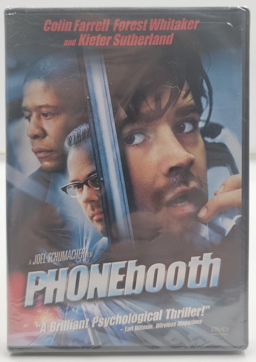 Phone Booth (DVD,2002,Widescreen) Colin Farrell,Kiefer Sutherland, New ...