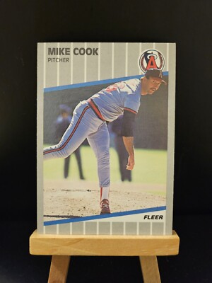 1989 Fleer - #472 Mike Cook (RC) LOS ANGELES ANGELS | eBay