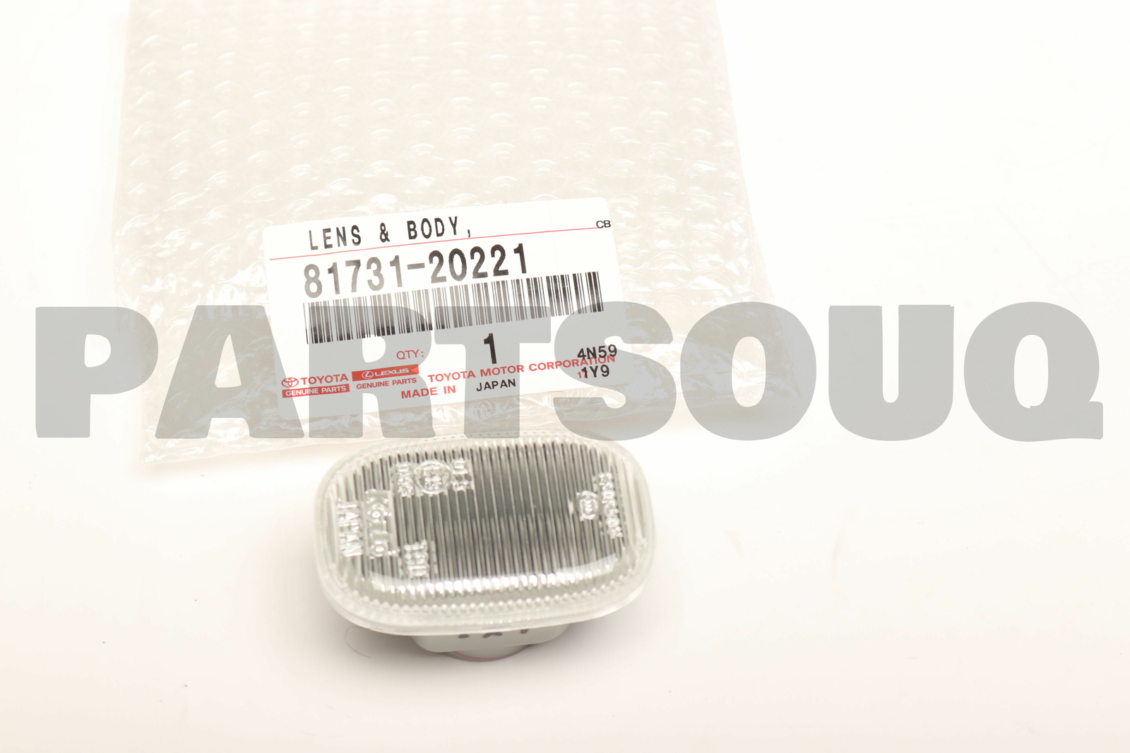 8173120221 Genuine Toyota LENS, SIDE TURN SIGNAL LAMP, RH/LH 81731 ...