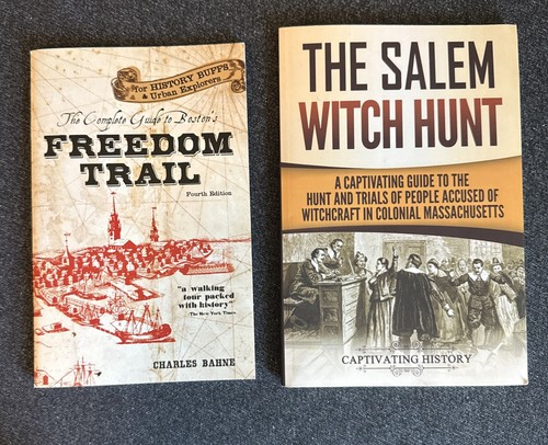 2 Massachusetts History Books The Salem Witch Hunt Boston’s Freedom ...
