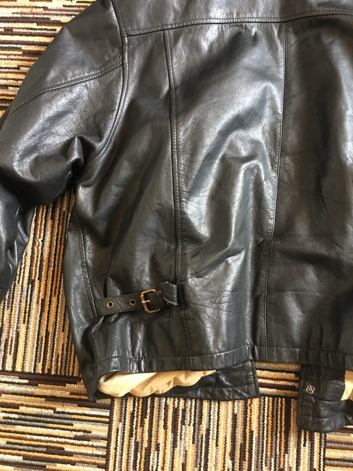 DAKOTA USA Vintage Leather Jacket American Spirit Indian Black 90s | eBay