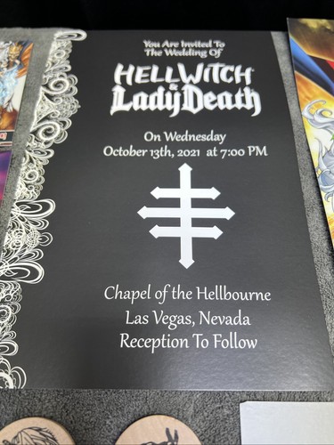 Hellwitch vs. Lady Death: Wargasm #1 SWAG PACK WITH COVER PRINTS ONLY ...