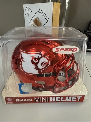 Louisville Cardinals Riddell Chrome Alternate Mini Helmet! Date Code ...