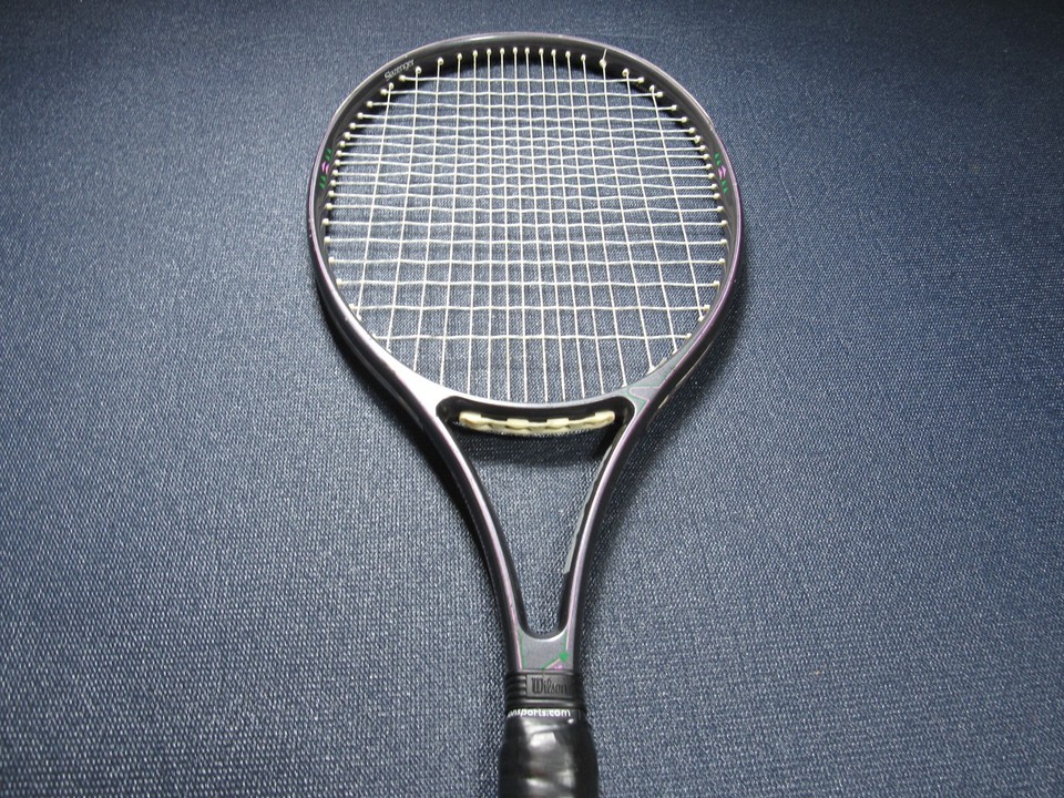 Vintage Slazenger Silhouette 105 Tennis Racquet w/ Wilson Sledge Hammer ...