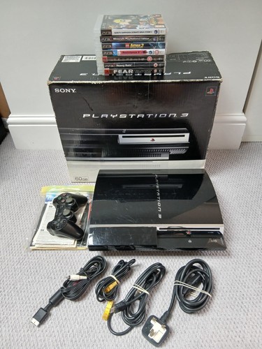 PLAYSTATION 3 60GB CONSOLE BACKWARDS COMPATIBLE PS3 CECHC03 PAL BOXED ...