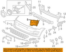 VW Volkswagen OEM 2017 Golf Sportwagen Rear Bumper-support 5gm807863c ...