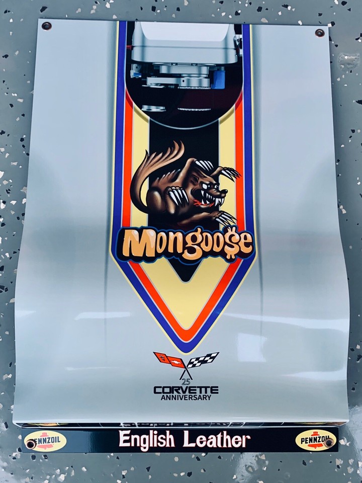 WOW! RACE Funny CAR DRAG RACING Hood Style Sign DRAGSTER Mongoose Tom ...