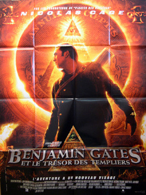 BENJAMIN GATES/NATIONAL TREASURE Cage,Kruger AFFICHE 120x160/47x63 ...