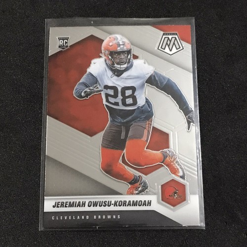 Jeremiah Owusu-Koramoah 2021 Panini Mosaic #365 RC ROOKIE CARD ...