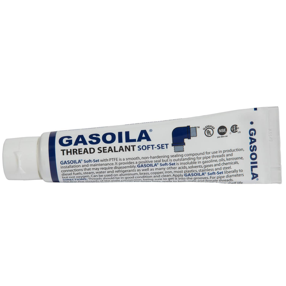 Soft-Set Pipe Thread Sealant – Non-Hardening Paste for Metal & Plastic ...