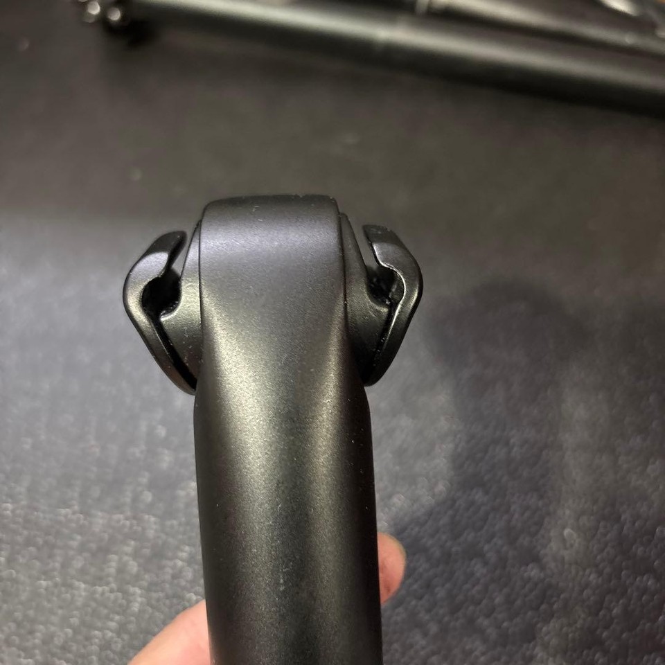 TREK aluminum seat mast cap with clamp ears for aluminum rails | eBay