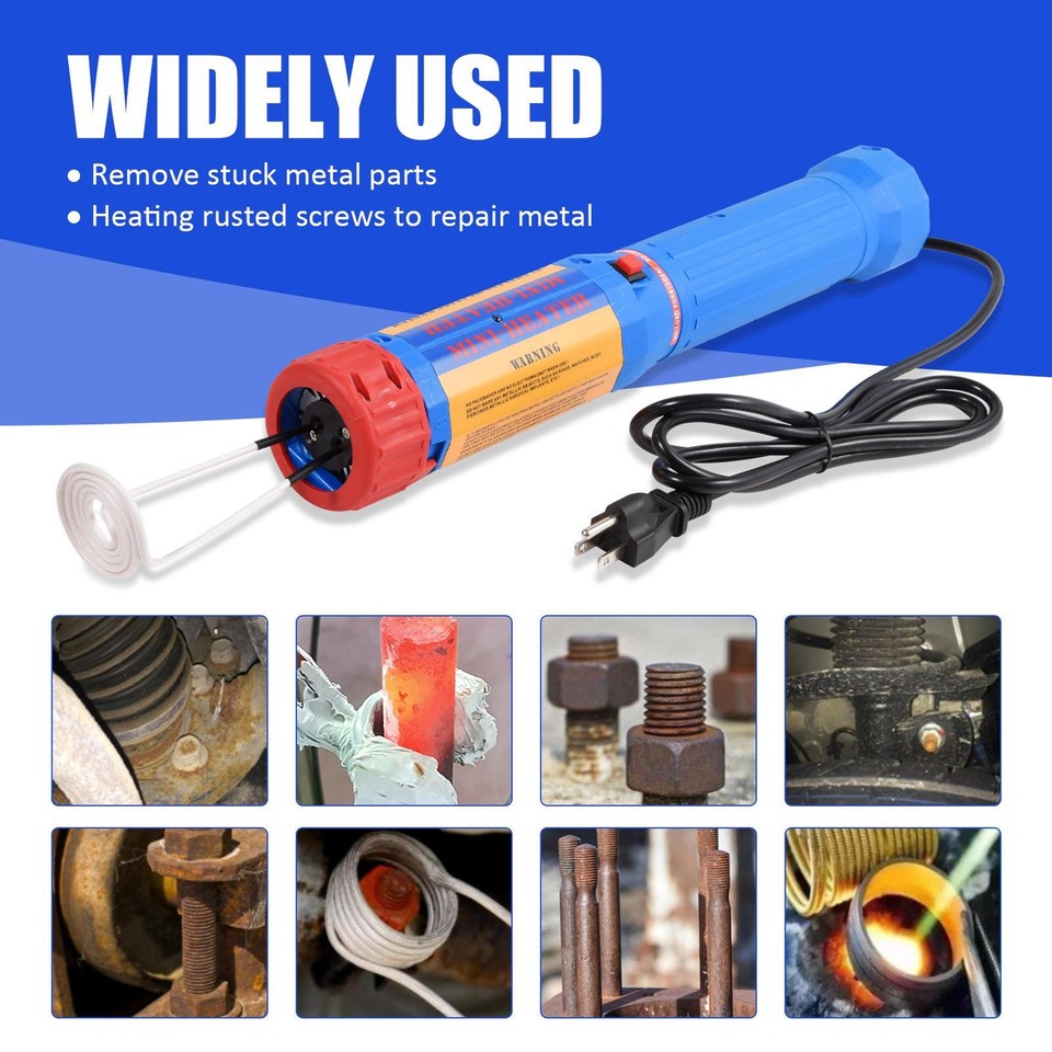 Magnetic Induction Heater Kit Automotive Flameless Bolt Heat Tool W/12 ...