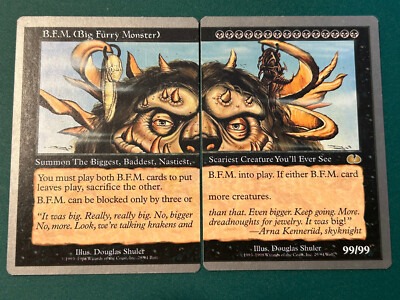 MTG Big Furry Monster Unglued NM/LP Both Cards | eBay