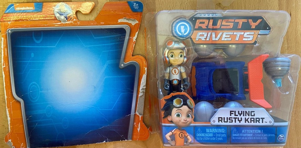 Rusty Rivets – Flying Rusty Kart Build with Rusty Figure Damaged ...