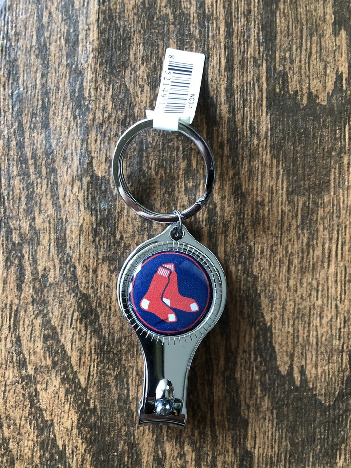 Boston Red Sox 3-IN-1 Keychain Nail Clipper Bottle Opener MLB License ...