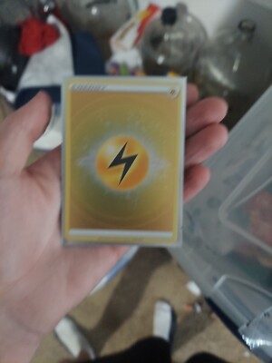 Holographic pokemon electric typ energy card | eBay