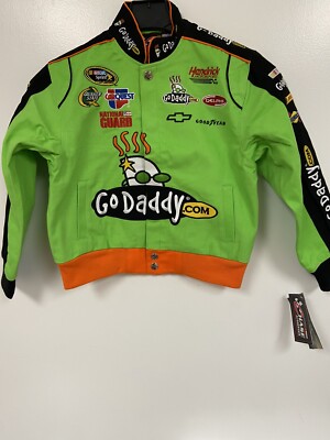Mark Martin # 5 Nascar Chase Sponsor Jacket Green Youth Medium C | eBay