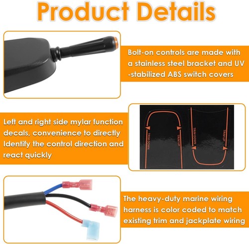 Bezel Control Switch, Blinker Trim Control Single Function for Seastar ...