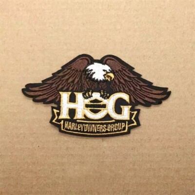 HOG Eagle EMBROIDERED PATCH sew iron on 236 | eBay