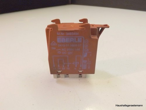 MIELE W 419SM Heizungs Relais Eberle 04101580307 12V T.Nr. 3493494 ...