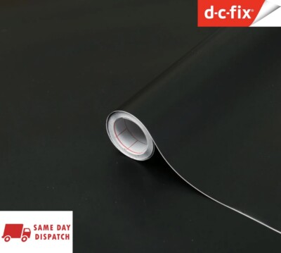 FABLON MATT BLACK STICKY BACK PLASTIC SELF ADHESIVE VINYL FILM WRAP ...