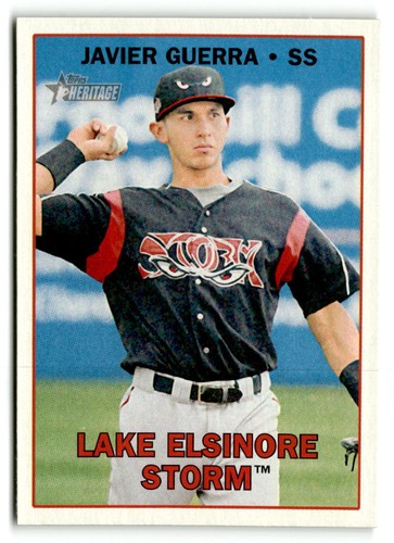 2016 Topps Heritage Minor League Javier Guerra #166 Lake Elsinore Storm ...