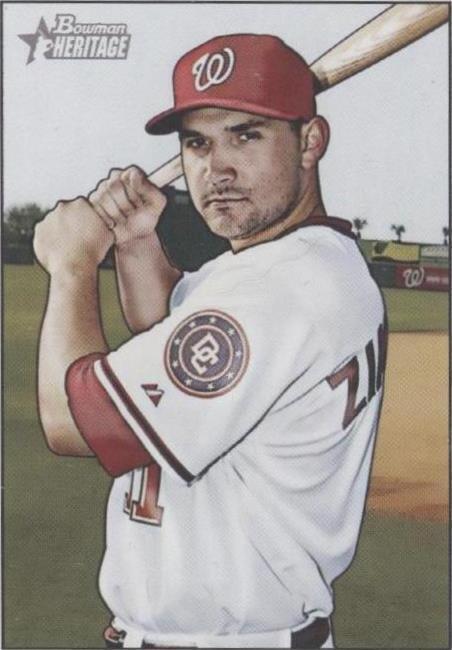 2007 Bowman Heritage - Ryan Zimmerman #189 Missing Facsimile Signature ...