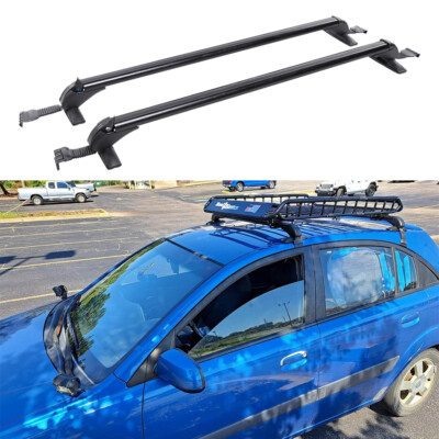For kia Rio5 Without Side Rails Car Top Roof Rack Cross Bar Cargo ...