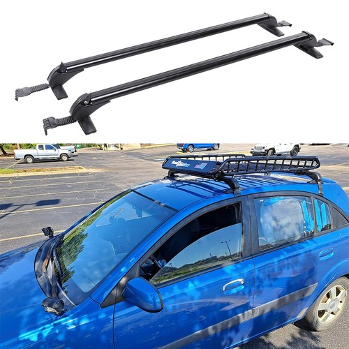 For kia Rio5 Without Side Rails Car Top Roof Rack Cross Bar Cargo ...