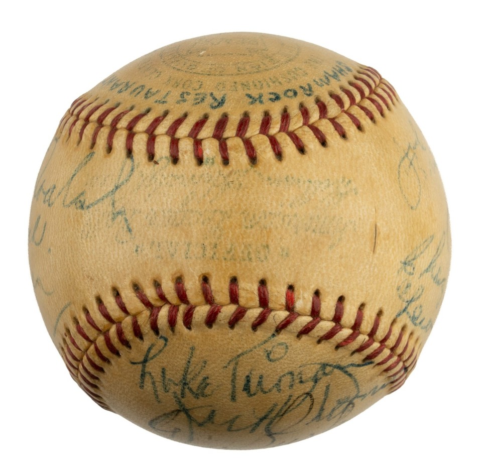 Charles Comiskey Ed Walsh Red Faber Chicago White Sox HOF Signed ...