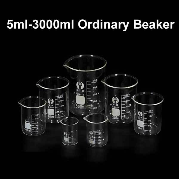 5ml-3000ml Laboratory Borosilicate Glass Beaker Hi Chemistry stability ...