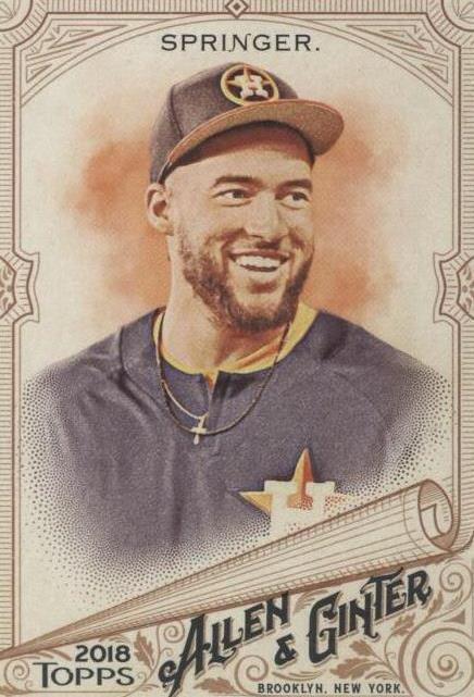2018 Topps Allen & Ginter - George Springer #186 for sale online | eBay