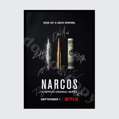 NARCOS TV SHOW FULL CAST SIGNED AUTOGRAPH POSTER PRINT A5 A4 A3 | eBay UK