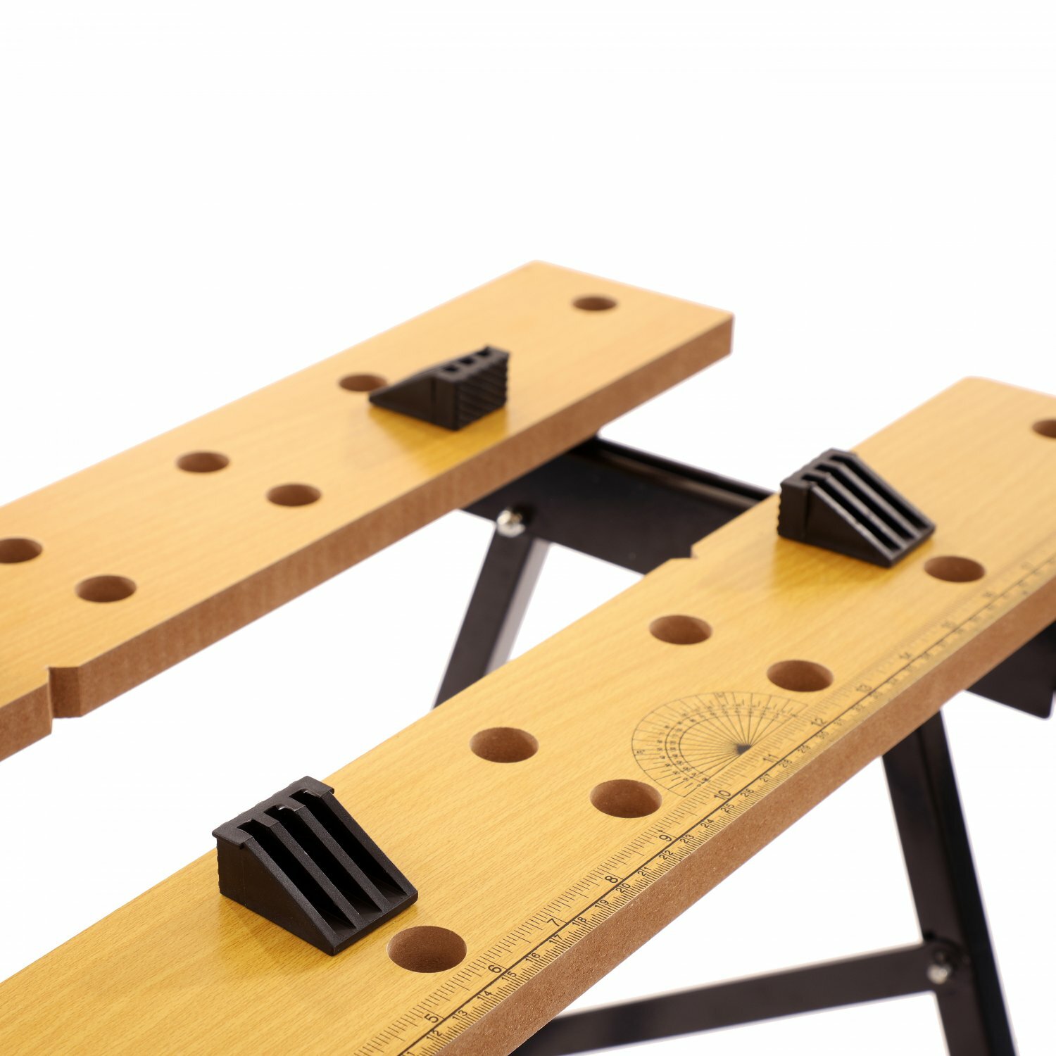 NEW! DIY Folding Foldable Trestle Work Bench Workbench Portable 100kg ...