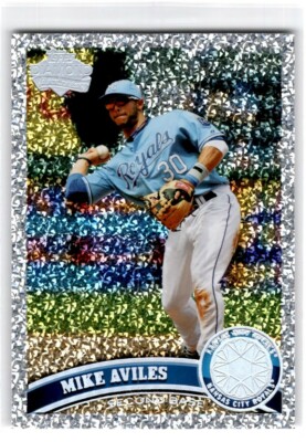 2011 Topps Diamond Anniversary Mike Aviles #244 Kansas City Royals | eBay